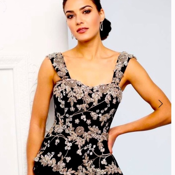 Montage by Mon Cheri | Dresses | Montage By Mon Cheri Lace Peplum Dress ...